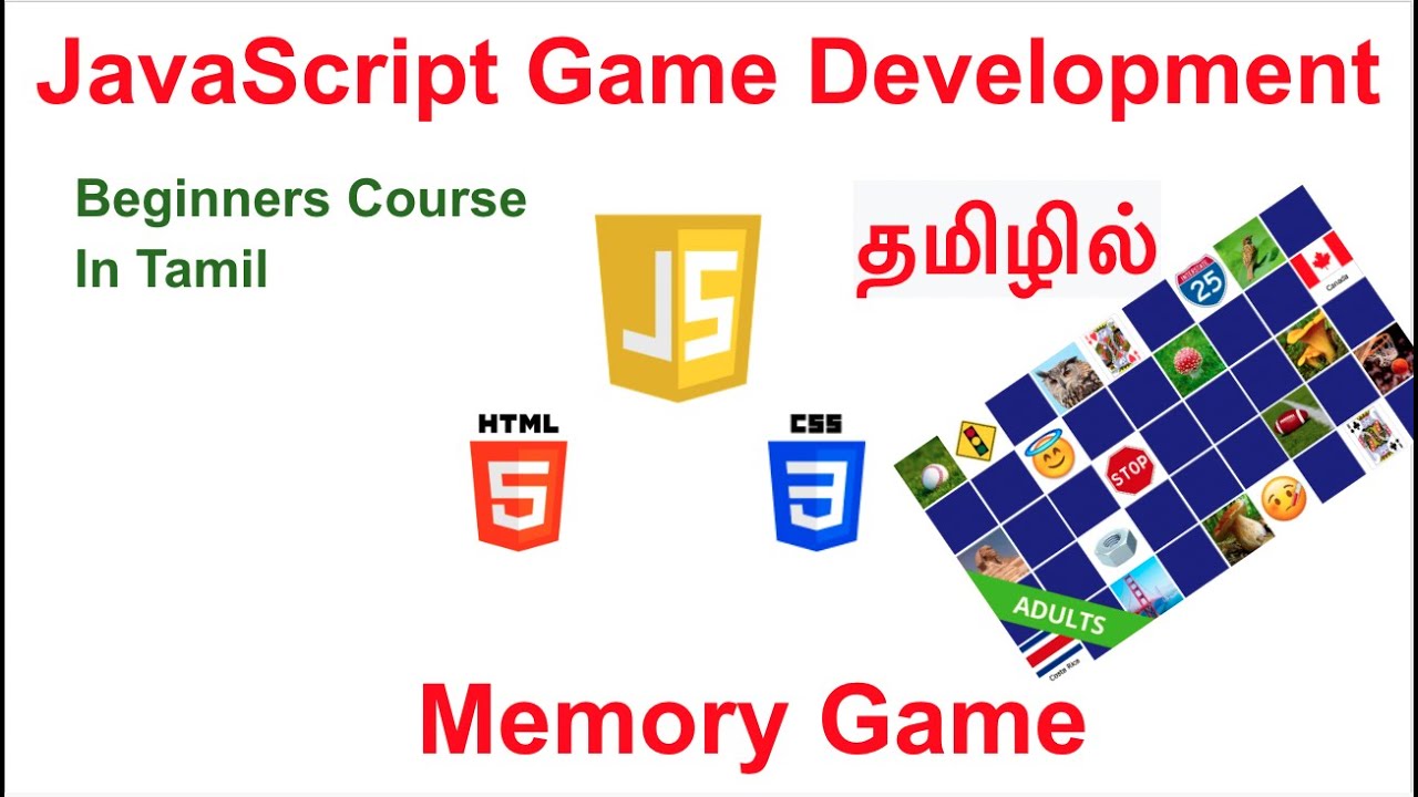 Javascript Games Memory Game Fullstack Development In Tamil Learn
