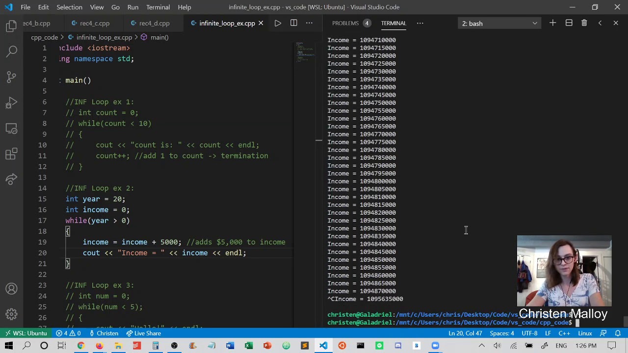 Avoiding Infinite Loops Youtube