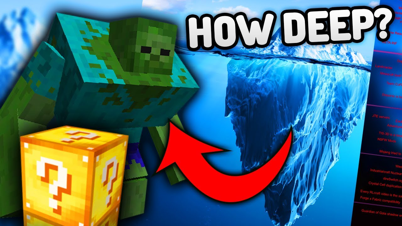 The Minecraft Mods Iceberg Explained Youtube