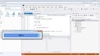 Visual Studio Design A Custom Progressbar In C Doovi