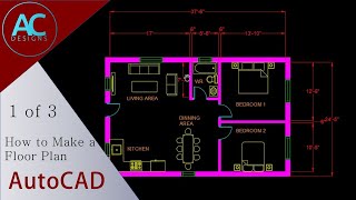 Making A Simple Floor Plan In Autocad Part 4 Autocad 2025 Tutorial For
