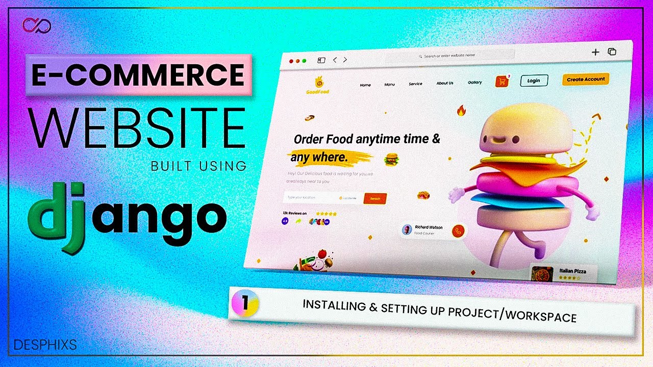 Setup Project Template Views And Urls E Commerce Website Using