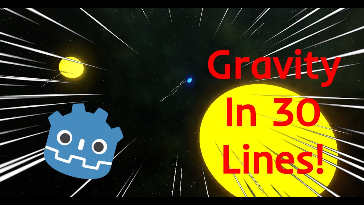 3d Gravity Simulation Godot Tutorial Youtube