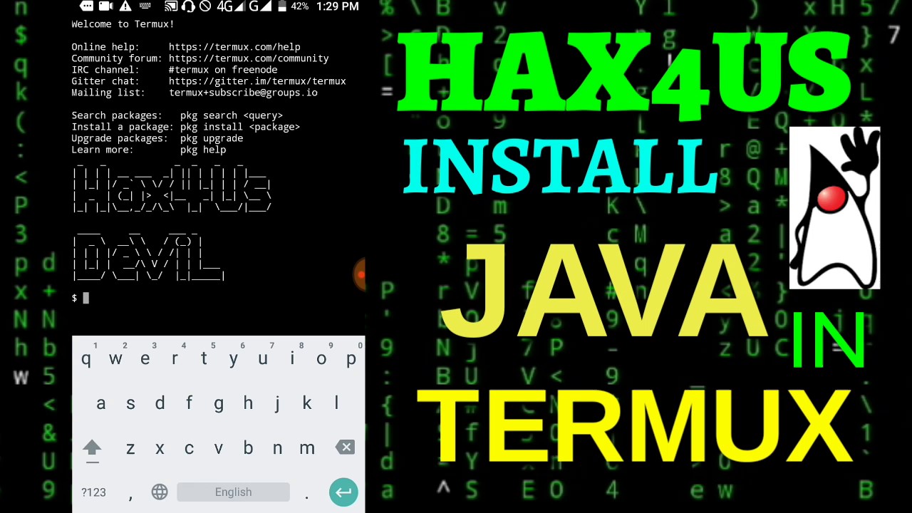 Install Java In Termux Required Rooted Phone Youtube