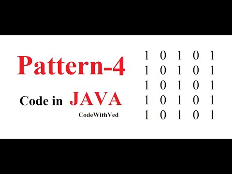 Pattern 4 1 And 0 Print In Pattern Pattern Print Java Pattern