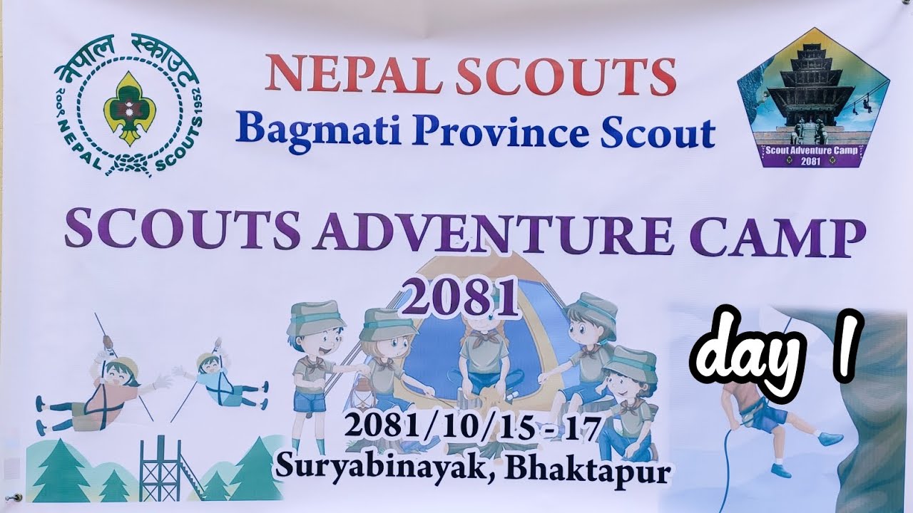 Scout Adventure Camp Day 1 Youtube