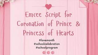 Emcee Script For Coronation Of King And Queen Of Hearts Mp3 Music & Mp4 ...