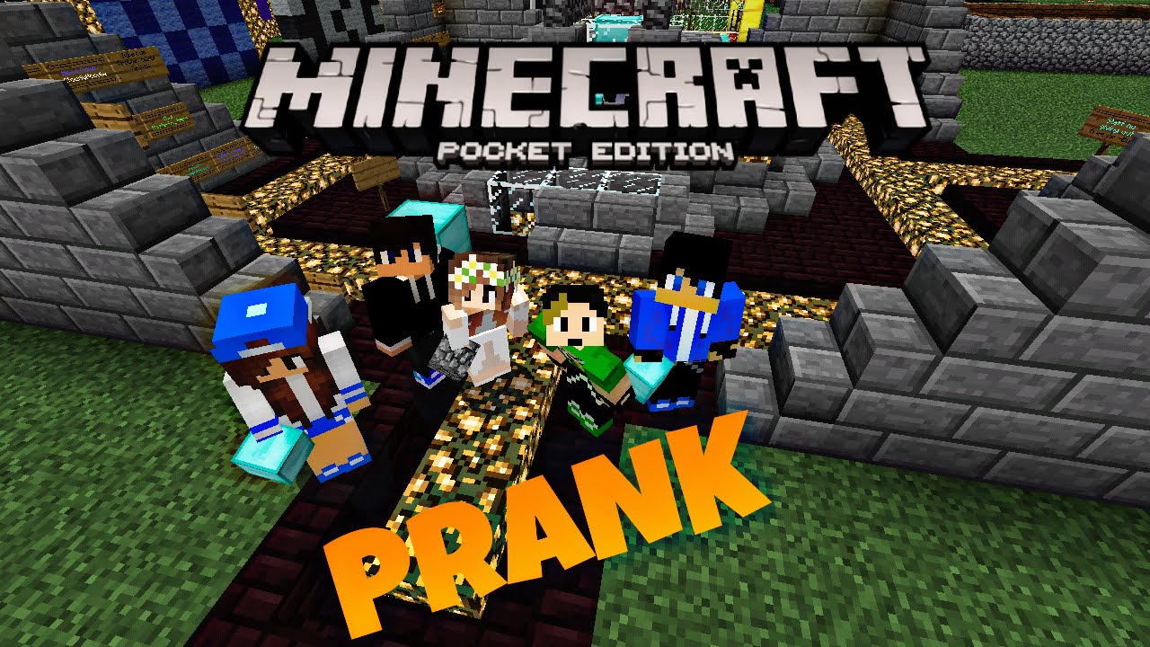 Minecraft Pe Blus Server Prank Secret Recording Youtube