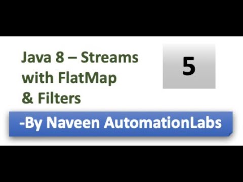 Java 8 Streams With Flatmap Youtube
