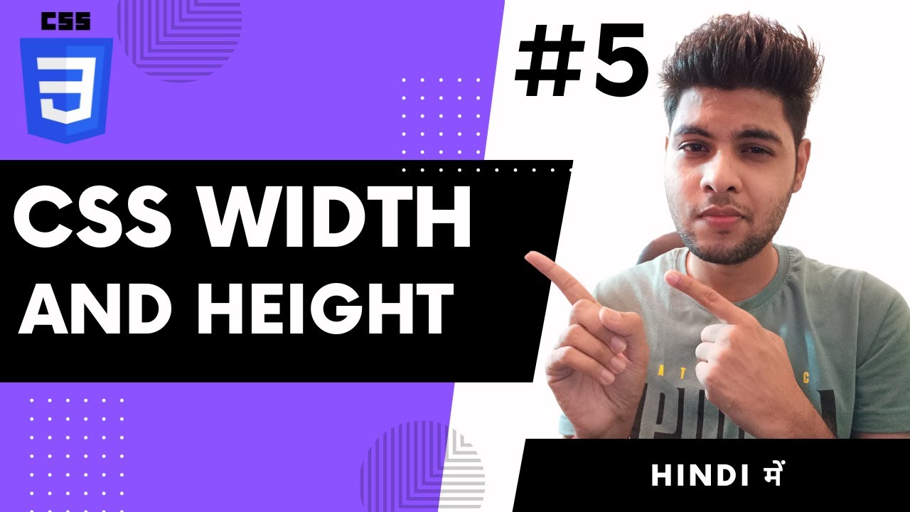 Css Width And Height Css Width And Height In Hindi Css Tutorial