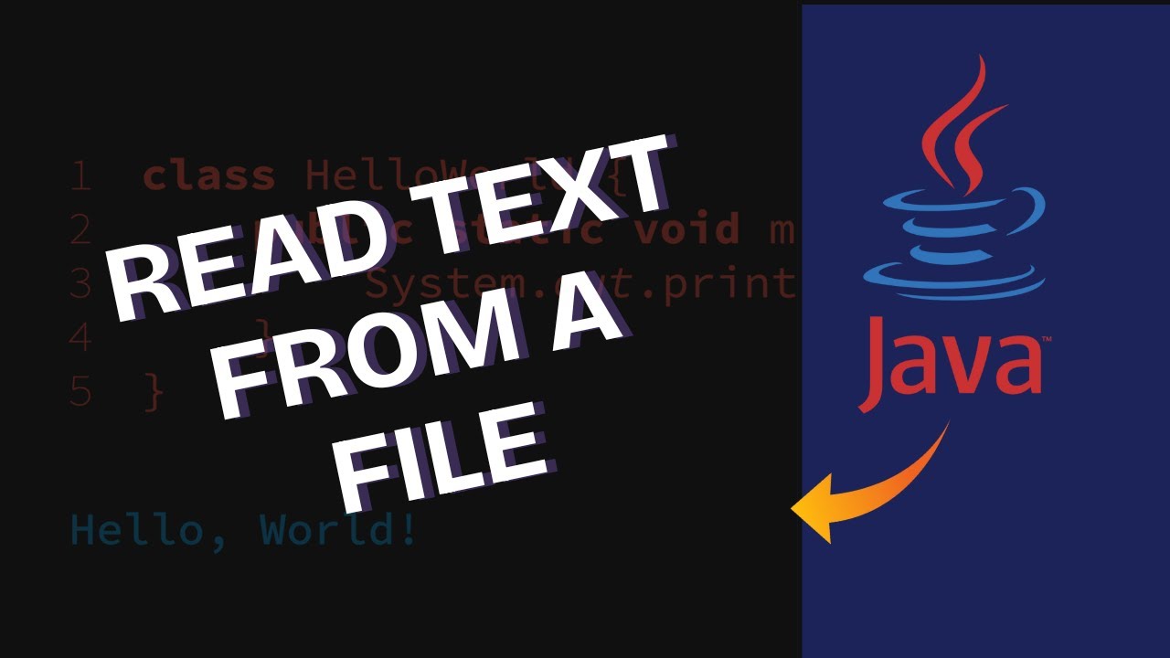 How To Read Texts From File In Java 2025 Youtube