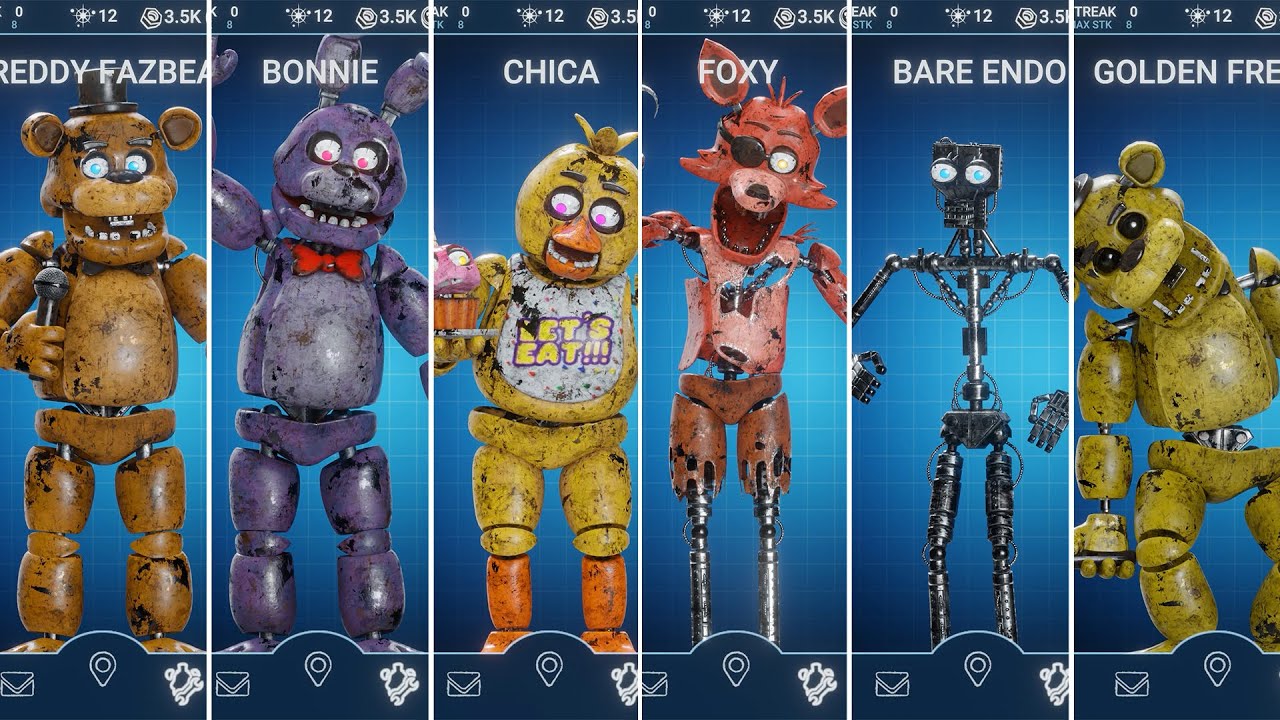 Fnaf Ar Workshop Animations Compilation Youtube