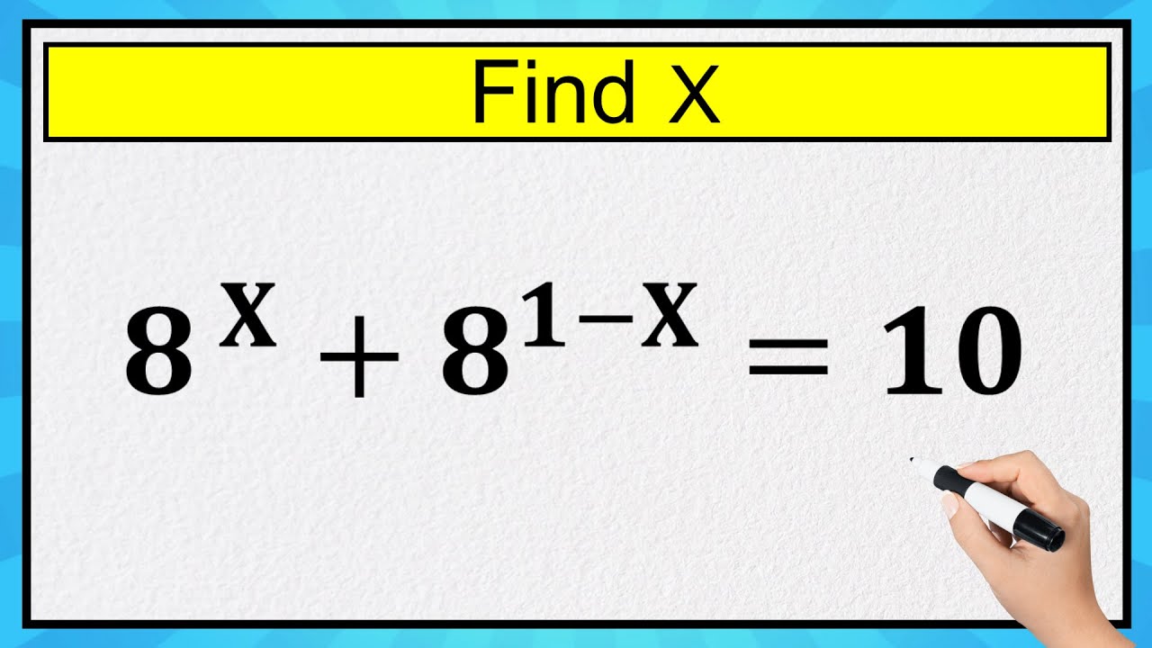 Nice Algebra Math Simplification Find The Value Of X Youtube
