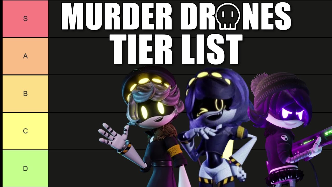 The Objective Best Murder Drones Character Tier List Youtube