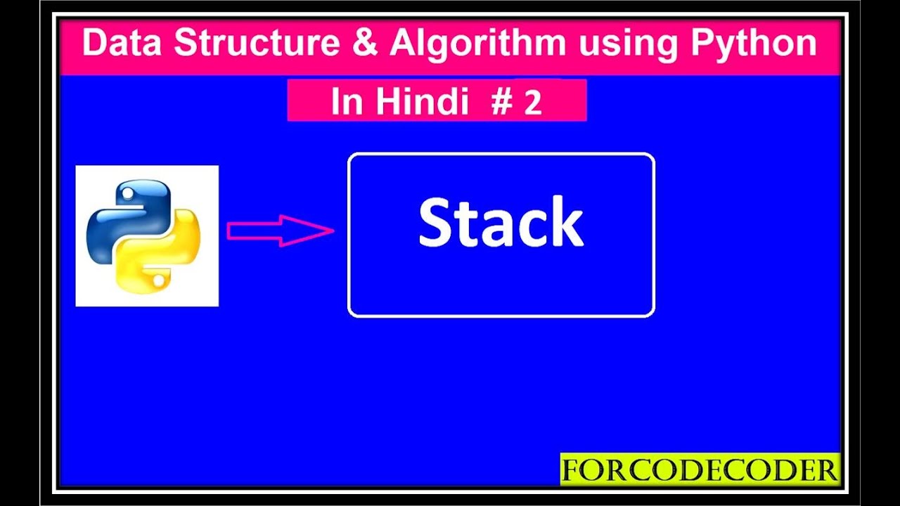 Stack Using Python Data Structures And Algorithm Using Python 2