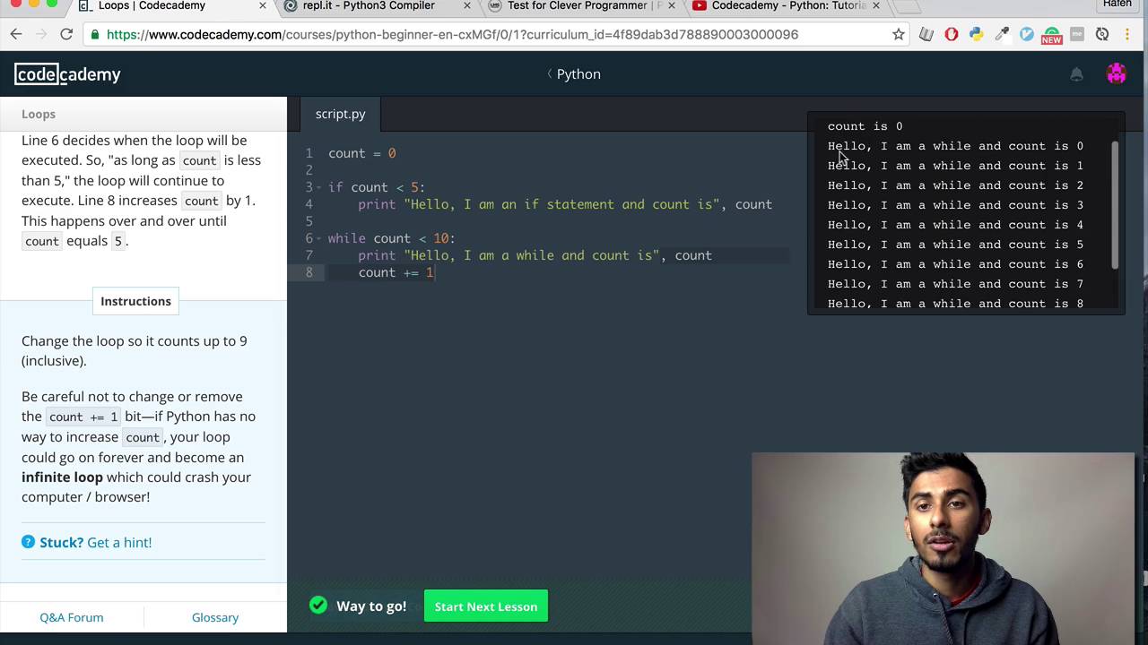 Codecademy Python Tutorial 20 Youtube