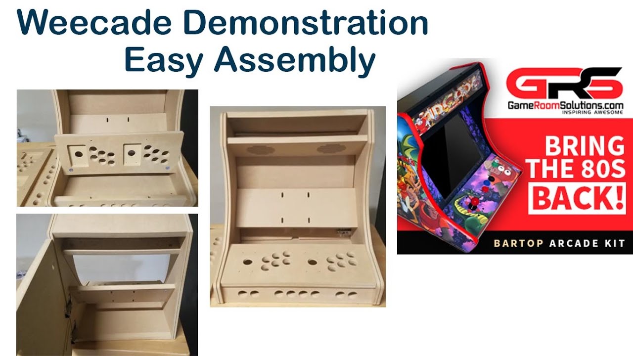 Weecade Bartop Arcade Cam Lock Assembly Demonstration Youtube