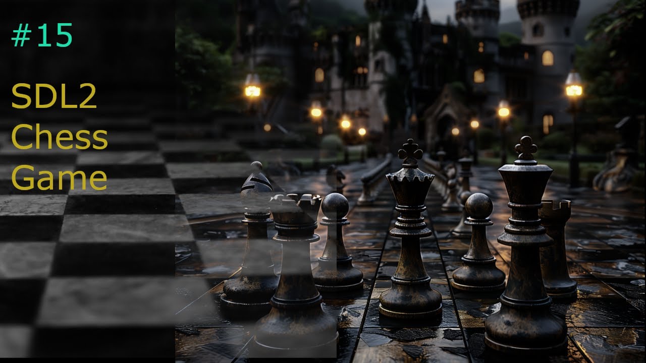 15 Sdl2 Chess Add Gameover Menu Youtube