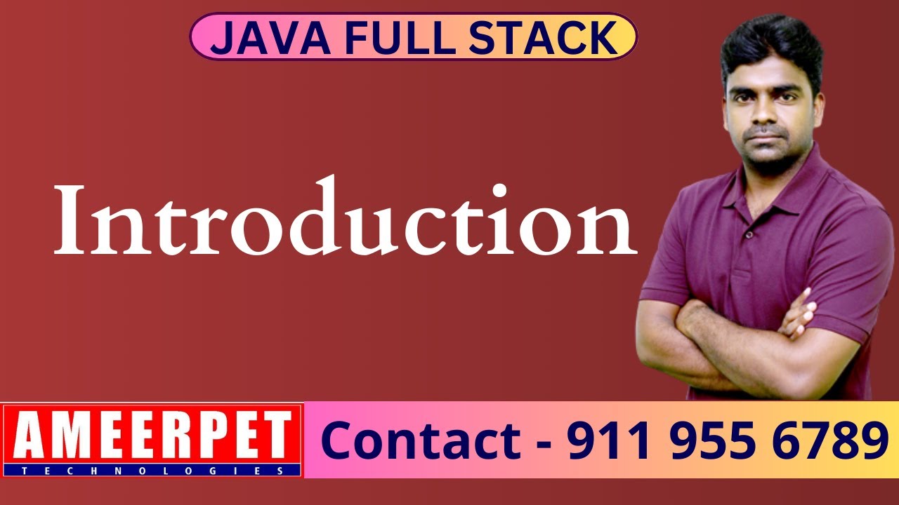 Java Full Stack Series Introduction By Srinivas Ameerpet