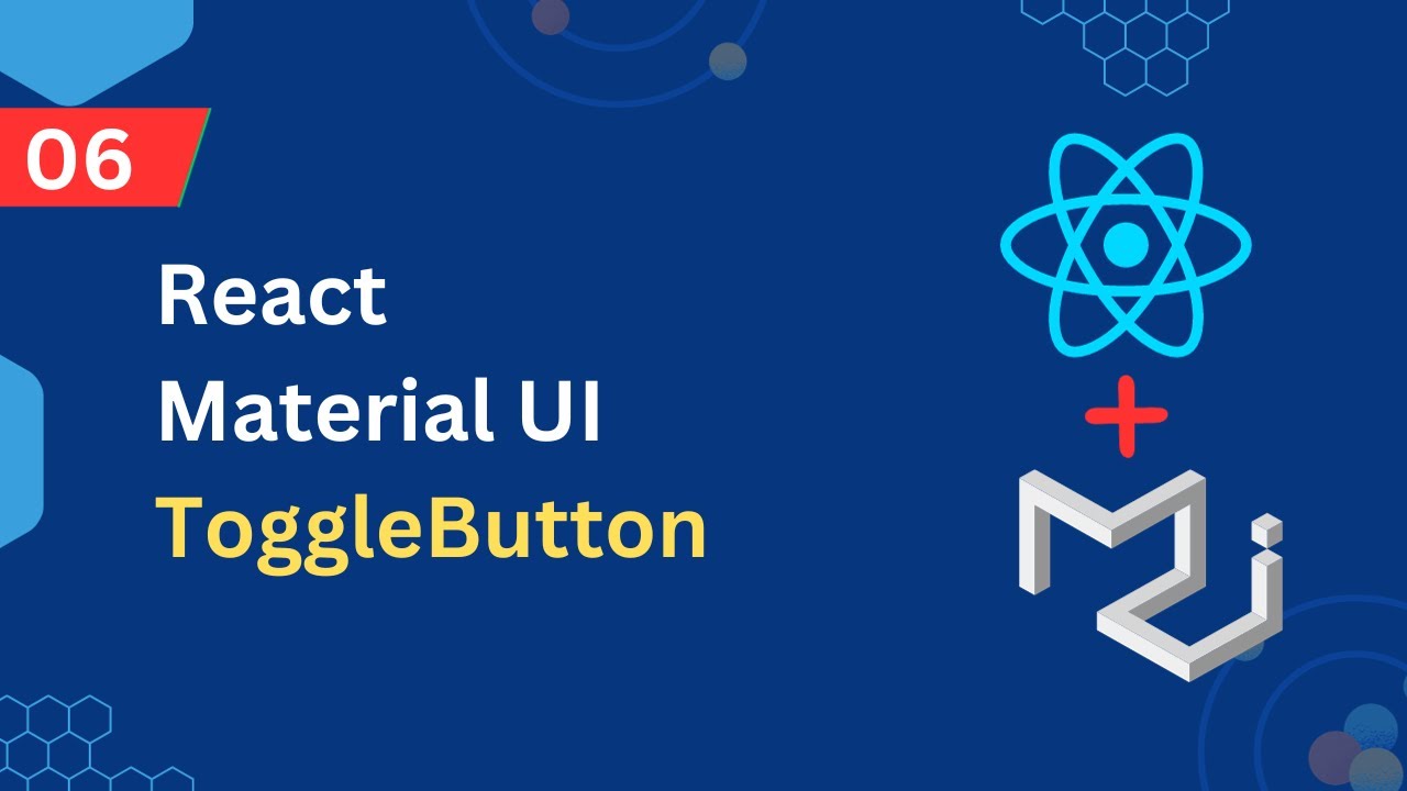 React Material Ui Tutorial 6 Togglebutton Youtube