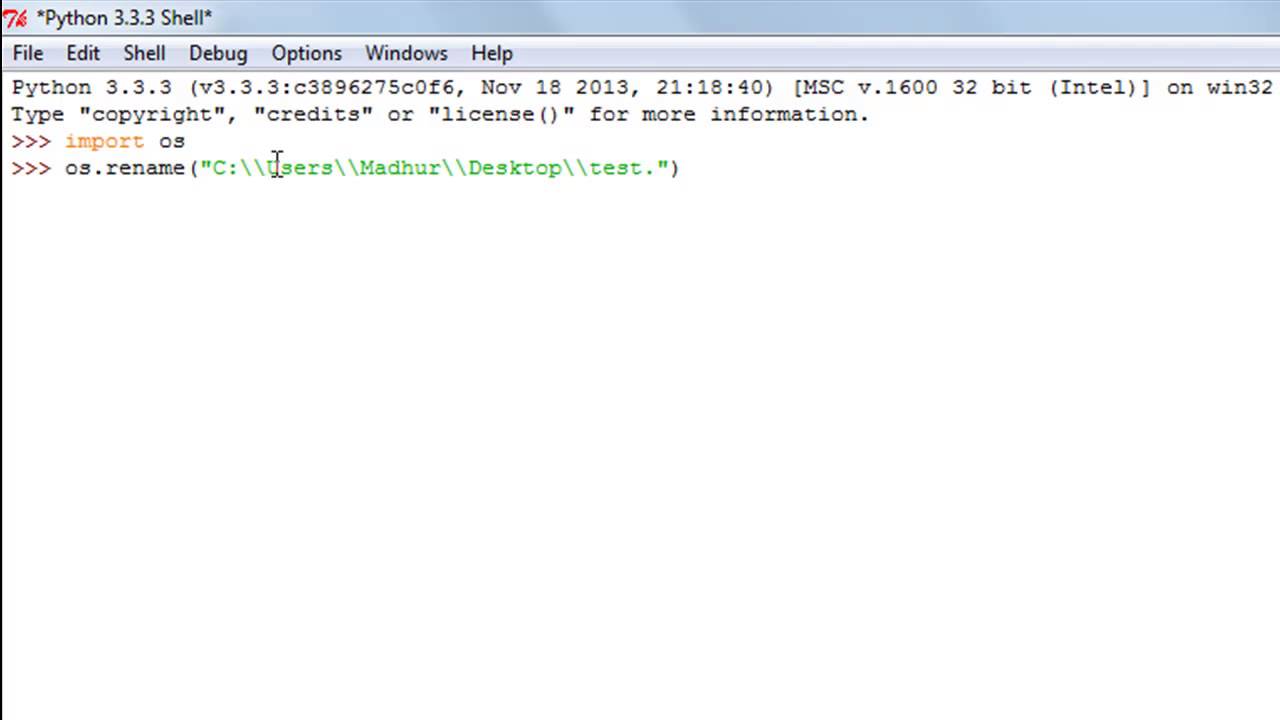 Python Programming Tutorial 43 Renaming Deleting Files Youtube