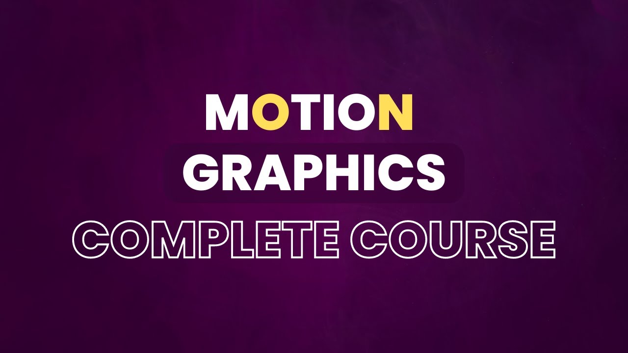 Learn Motion Graphics Motion Graphics Course Animation Tutorial
