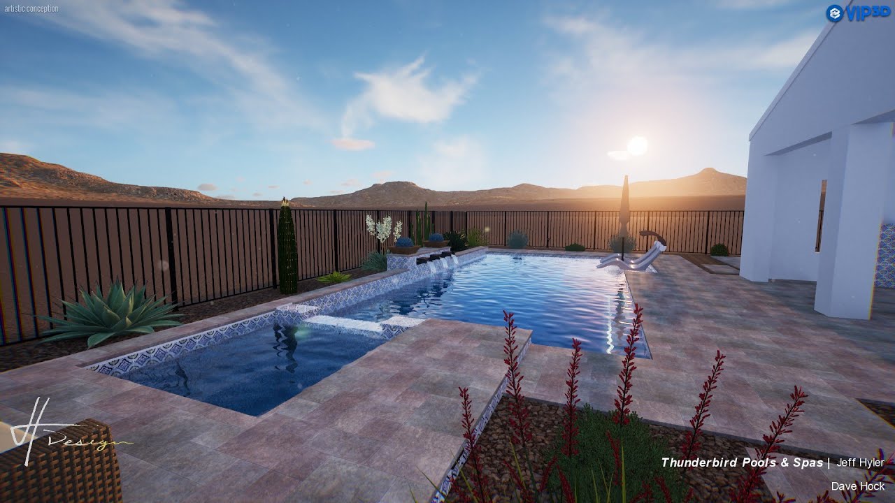 Hock Design Concept Revised Pt 2 Thunderbird Pools Spas Youtube