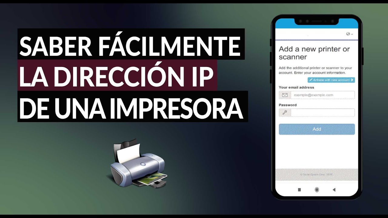 Cómo Buscar O Saber Fácilmente La Dirección Ip De Una Impresora