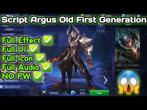 Script Argus Old First Generation Full Effect Ui Icon Skill Audio
