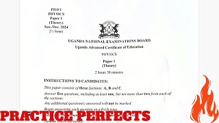 S6 Physics Paper 1 Uace Uneb 2024 Past Paper Sharebility Uganda Edutech ...