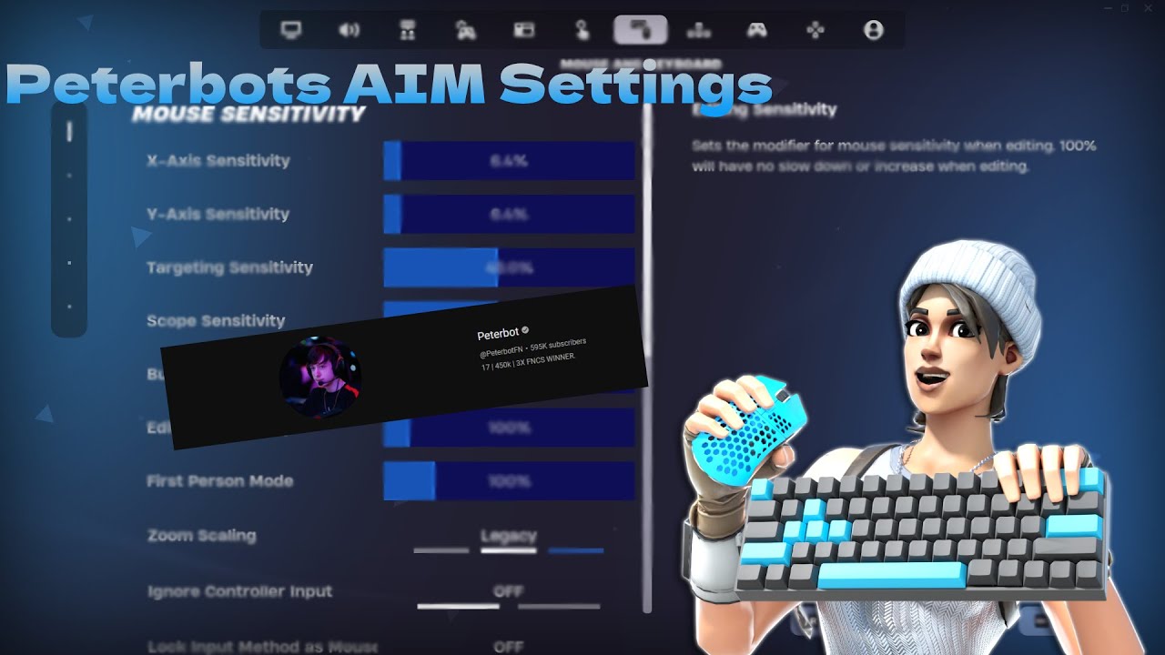 Trying Out Peterbots Settings In Og Fortnite Youtube