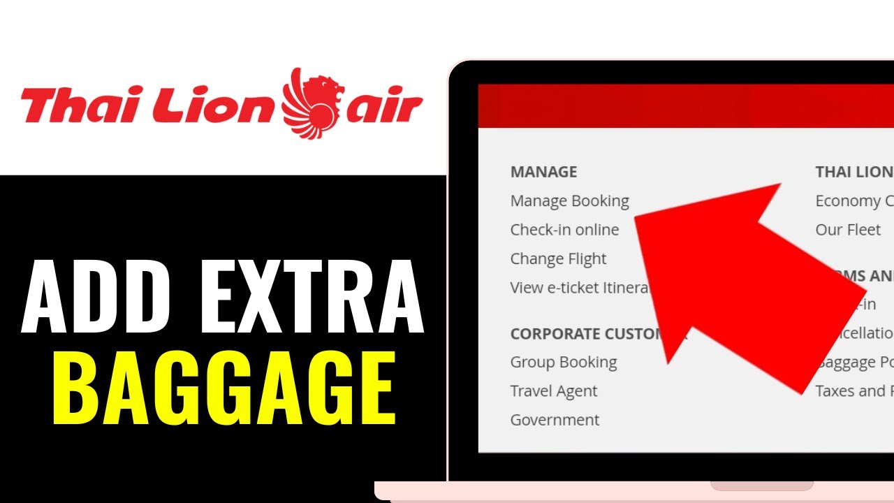 How To Add Extra Baggage In Thai Lion Air 2026 Superb Easy Youtube