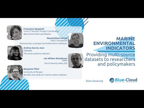 Marine Environmental Indicators Webinar Multi Source Datasets For
