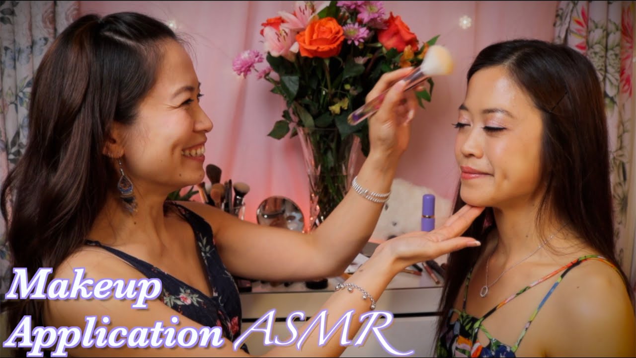 Asmr Relaxing Makeup Artist Application Part 2 Night Time Glam Youtube