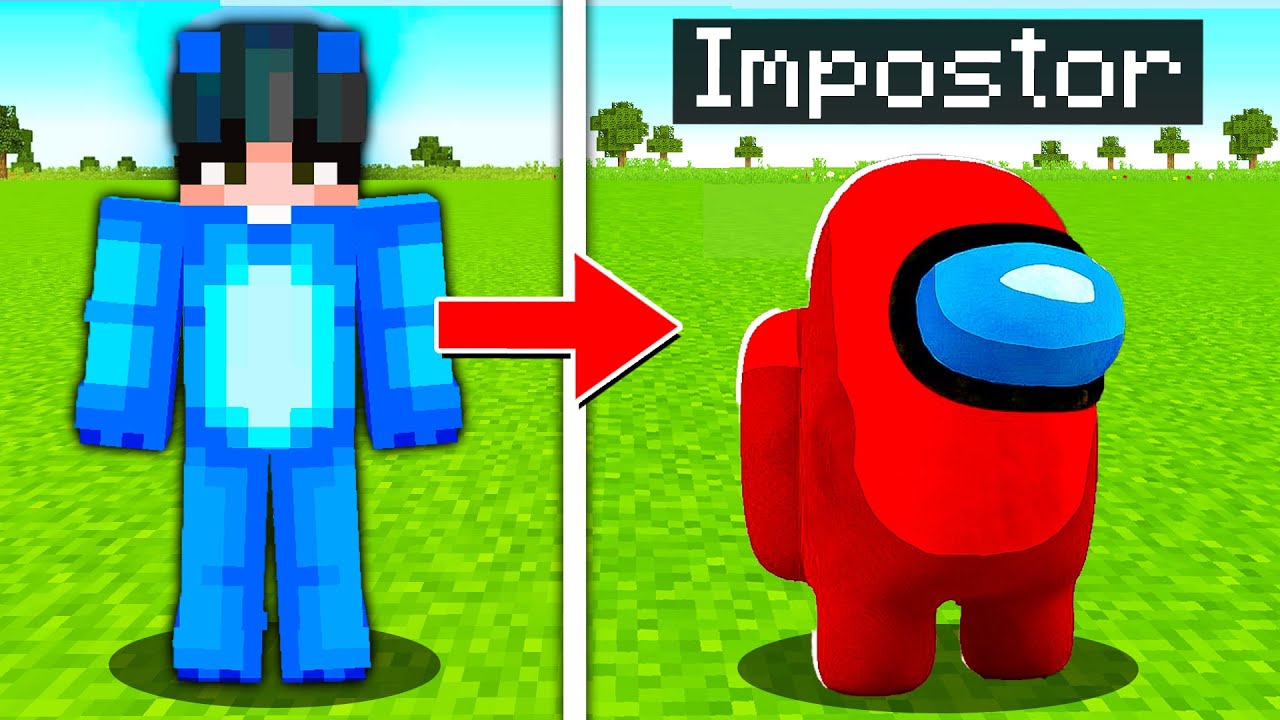 Morphing Into Among Us To Prank My Friend Youtube