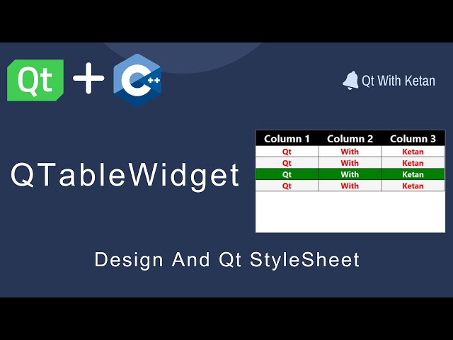 Qtablewidgetitem Example Swap Rows Qtablewidget Qt Forum