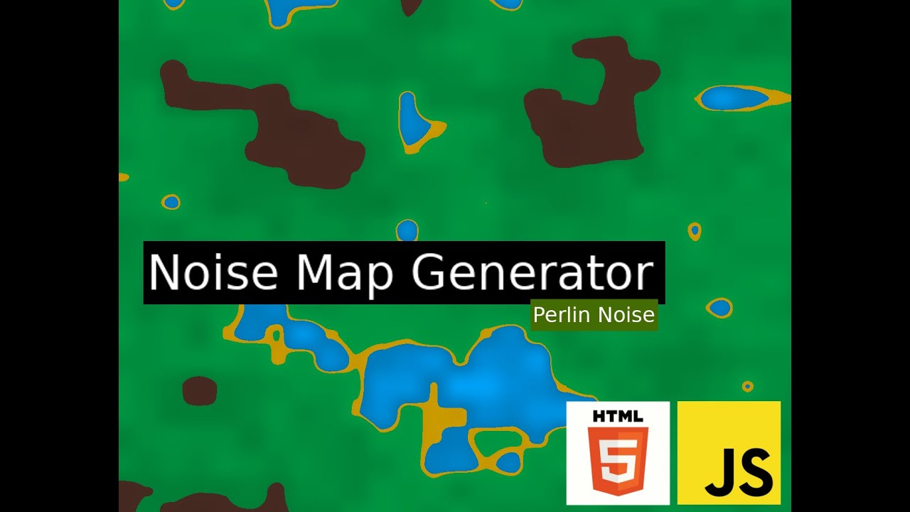 Noise Map Generator Perlin Noise Using Javascript And Canvas Youtube