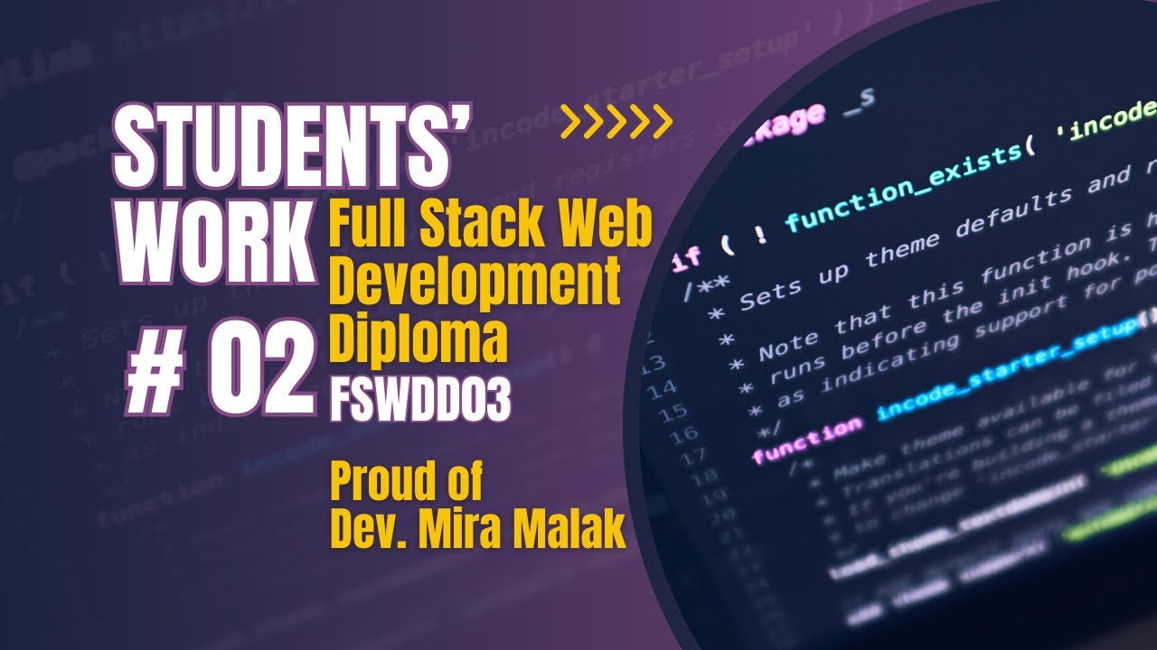 Full Stack Web Development Diploma Coursework Part 02 Youtube