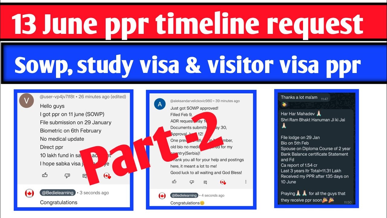 13 June Ppr Request Timeline Today S Ppr Request Timeline Canada