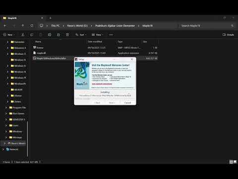 Tutorial Instalasi Maple 18 Youtube