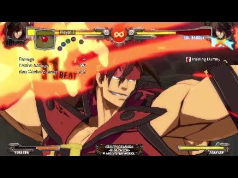 Guilty Gear Xrd Rev 2 Sol Badguy Combos Youtube