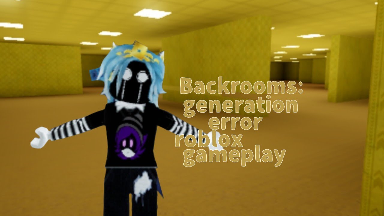 Backrooms Generation Error Roblox Gameplay Youtube