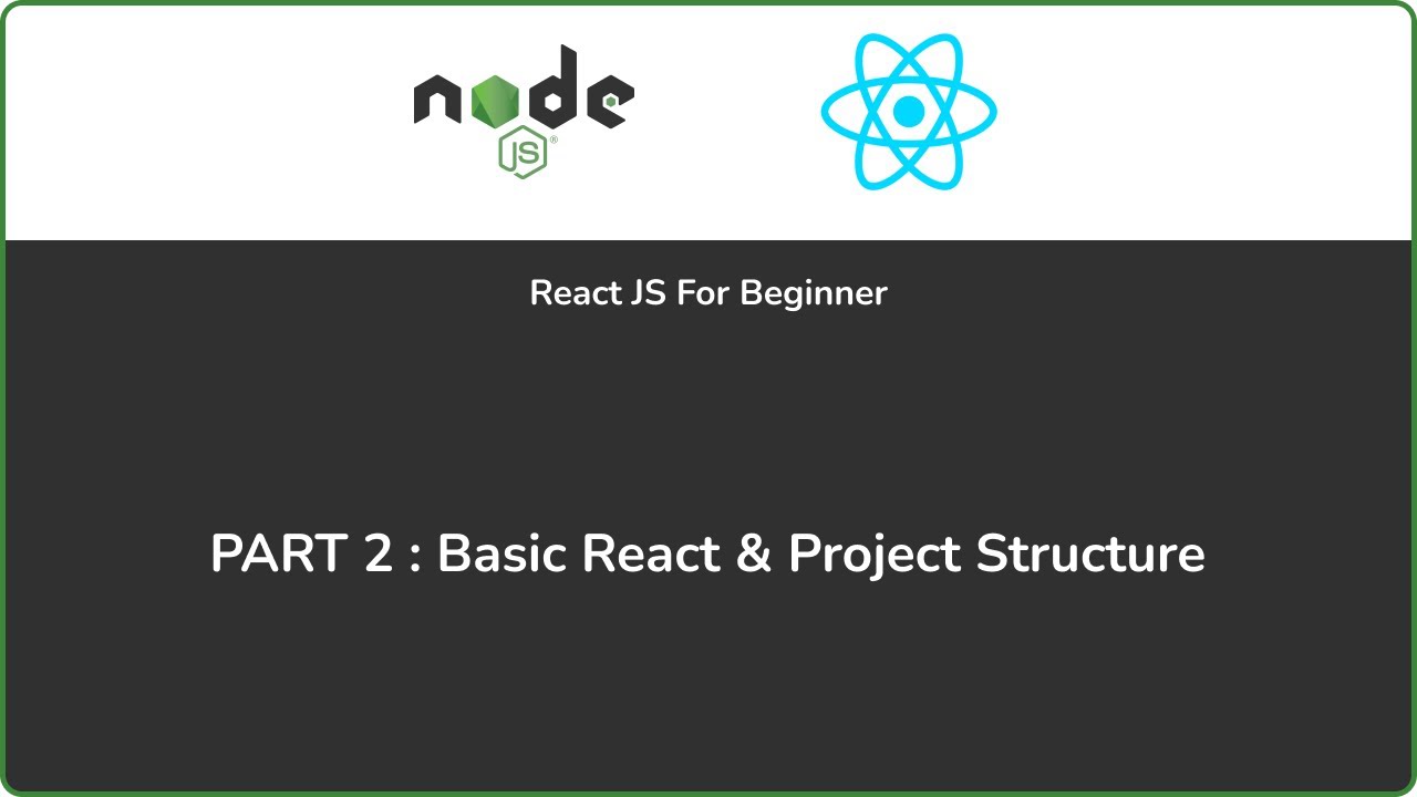 Reactjs For Beginner Part 2 Basic Reactjs Project Structure Youtube