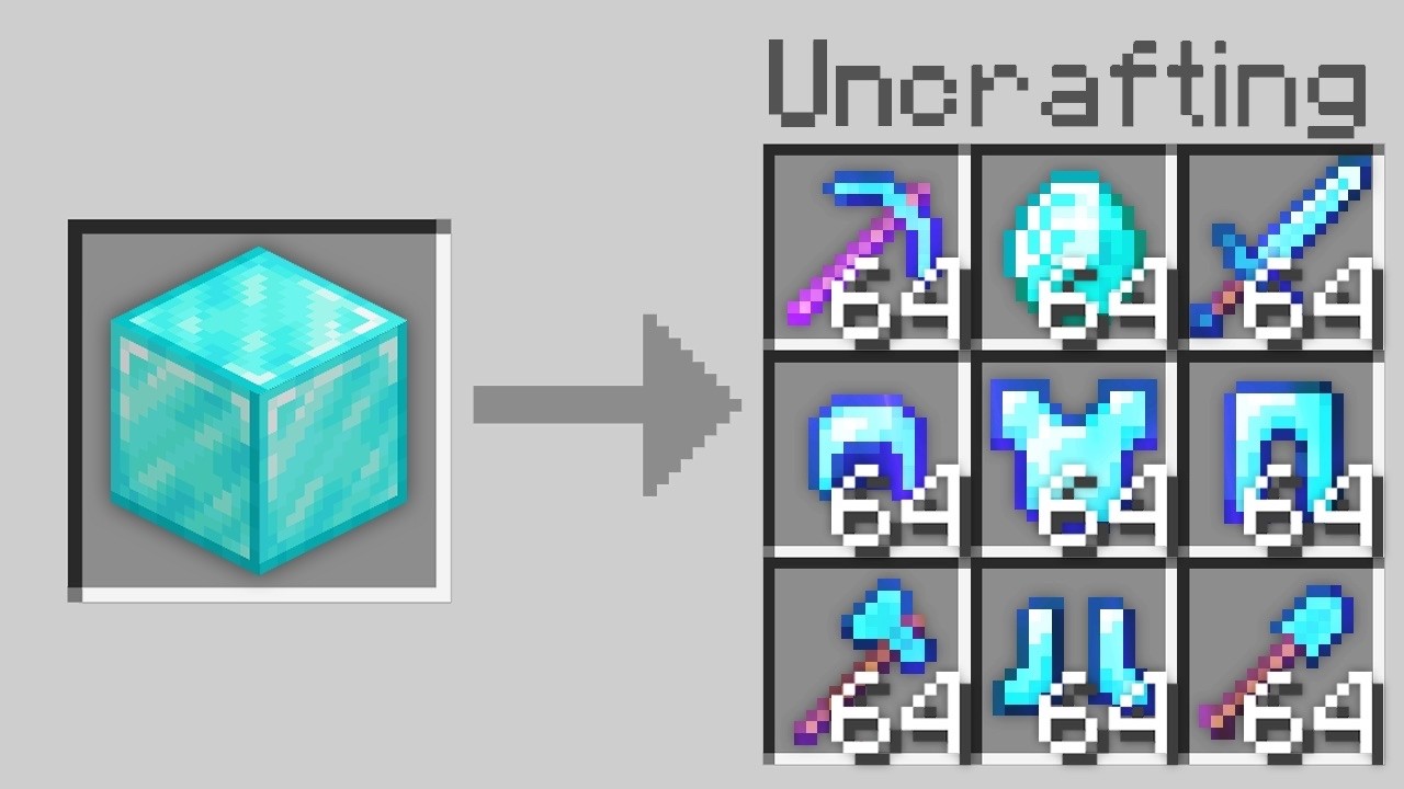 Minecraft But Crafting Is Backwards Youtube