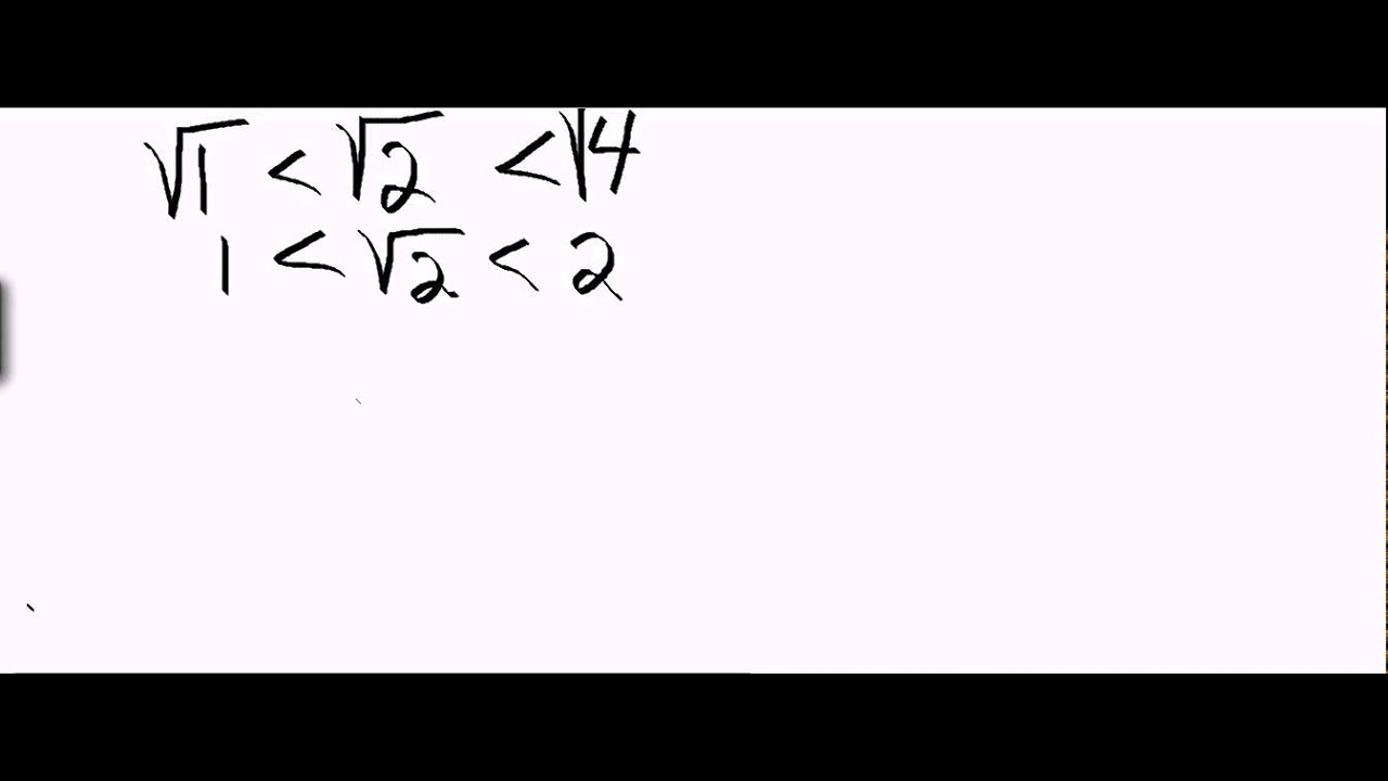 Square Root Imperfect Squares Youtube