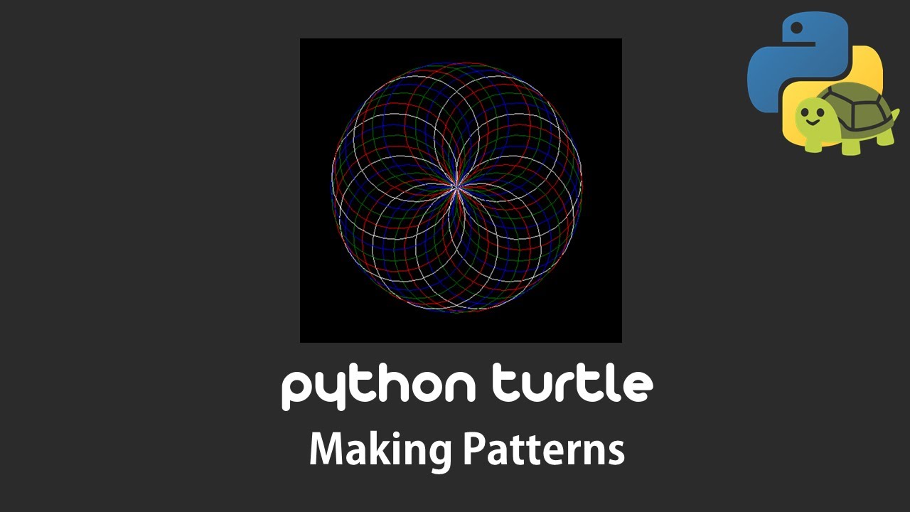 Making Patterns Turtle Python Youtube