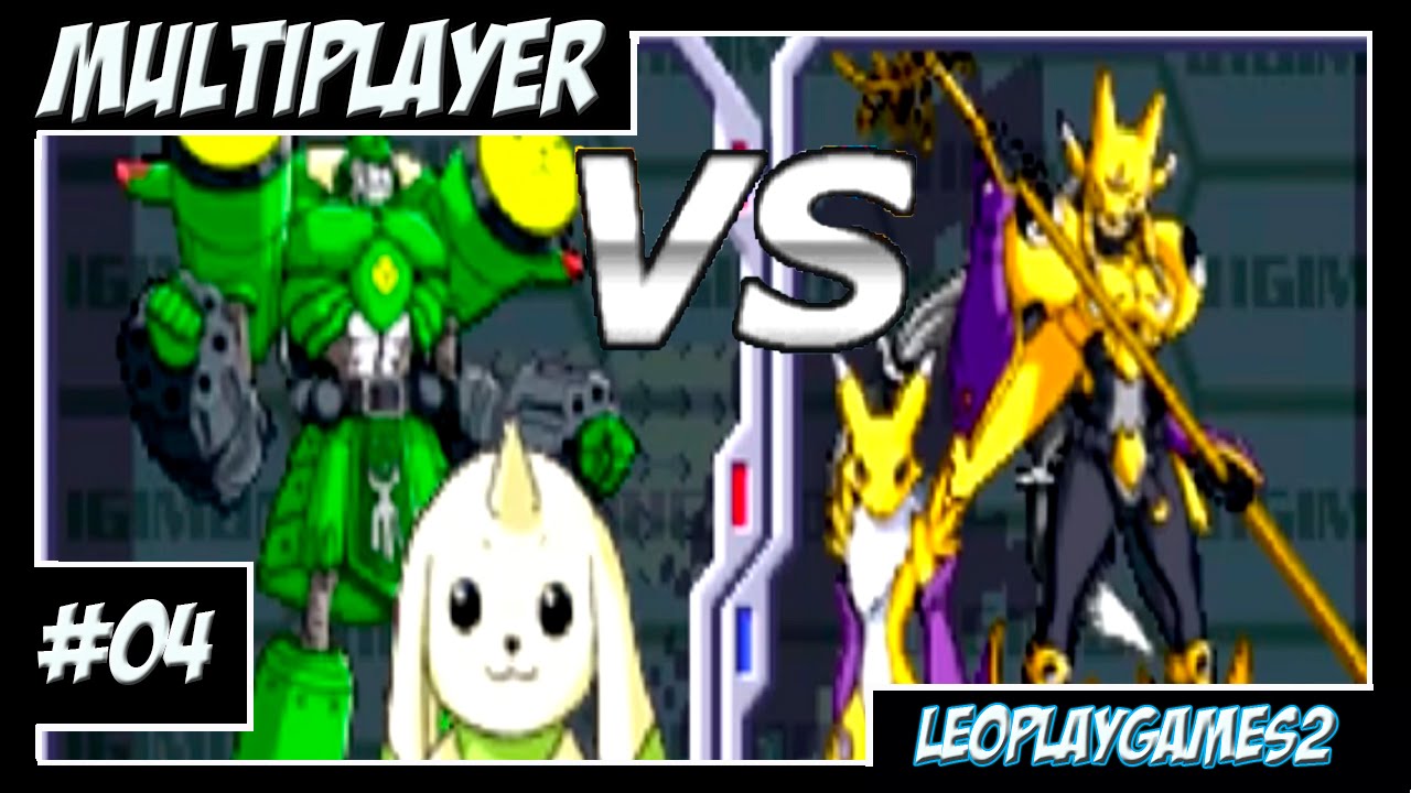 Digimon Rumble Arena Multiplayer Pt Br 4 Terriermon Vs Renamon Ps1