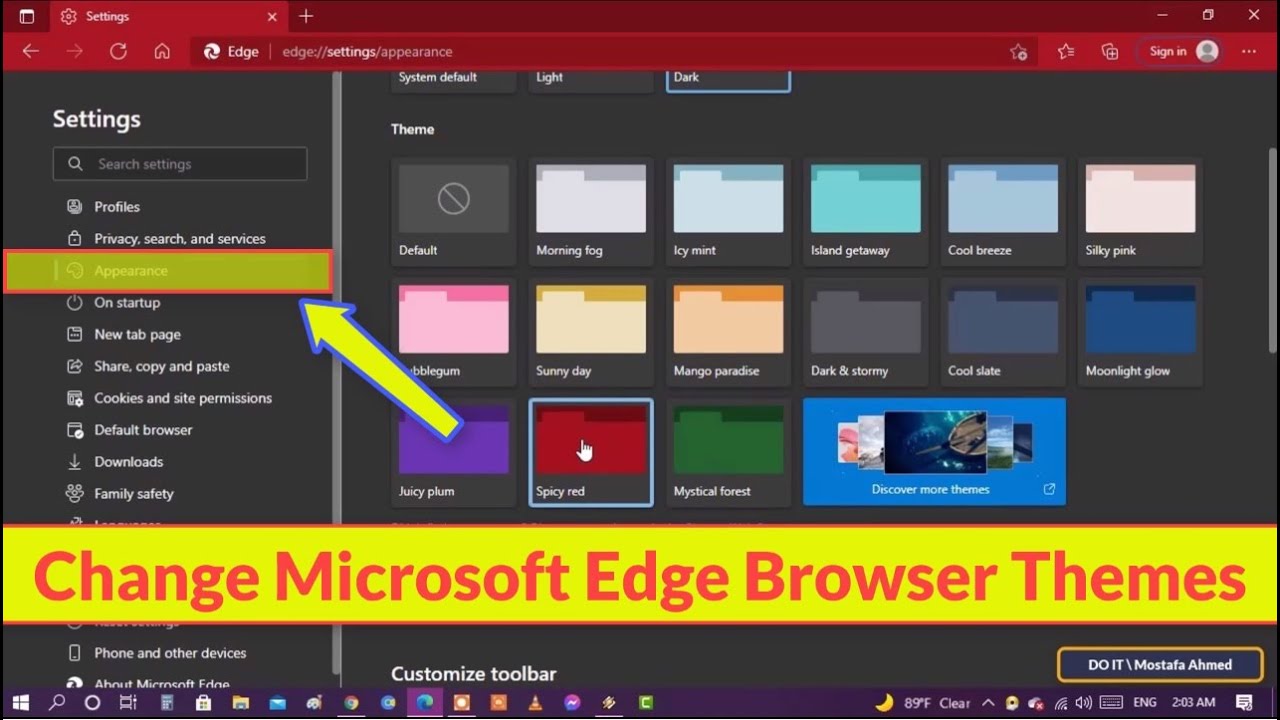 Themes Edge