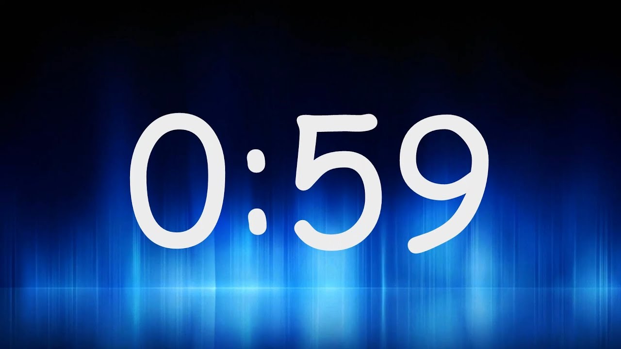 59 Second Timer Countdown From 59 To 0 Youtube