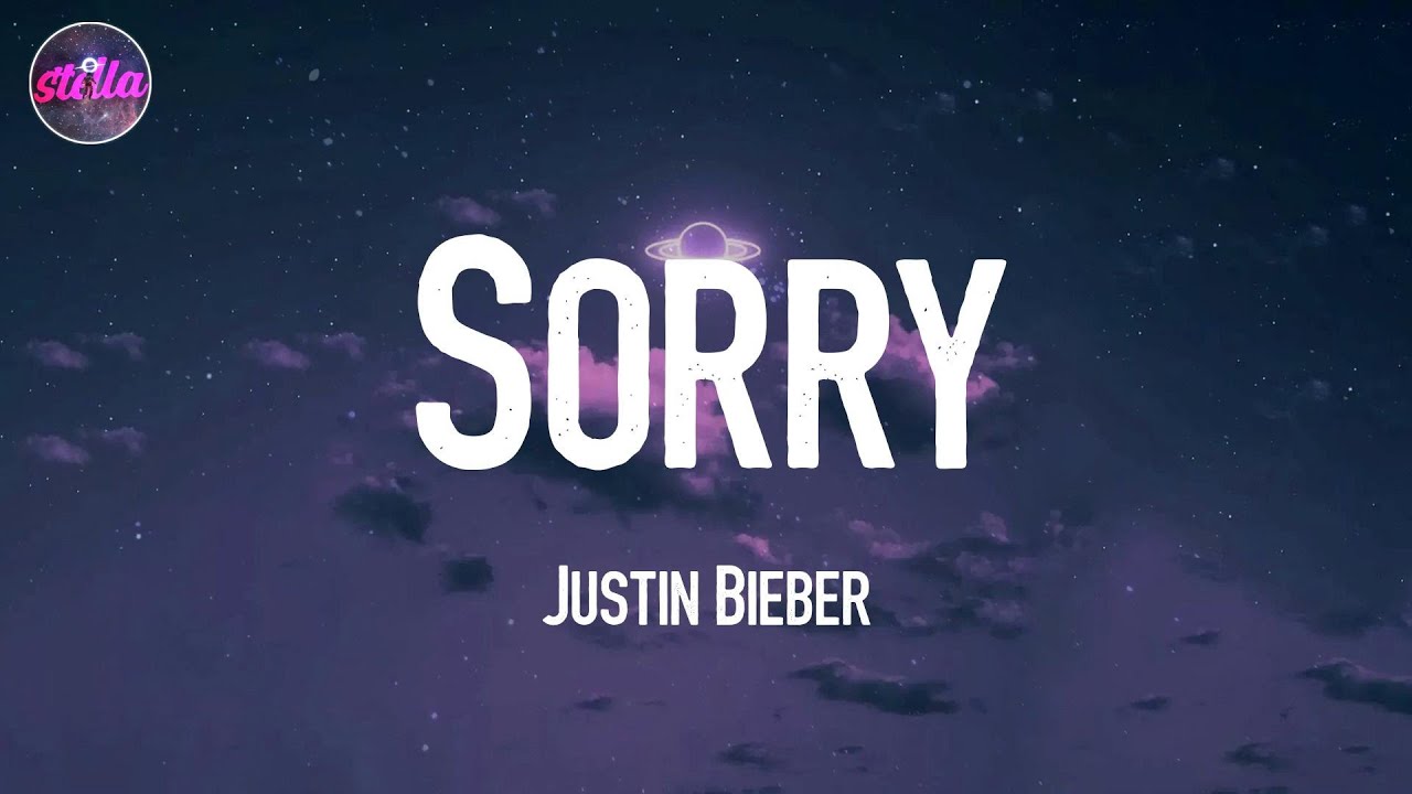 Sorry Justin Bieber Lyric Video Youtube Music
